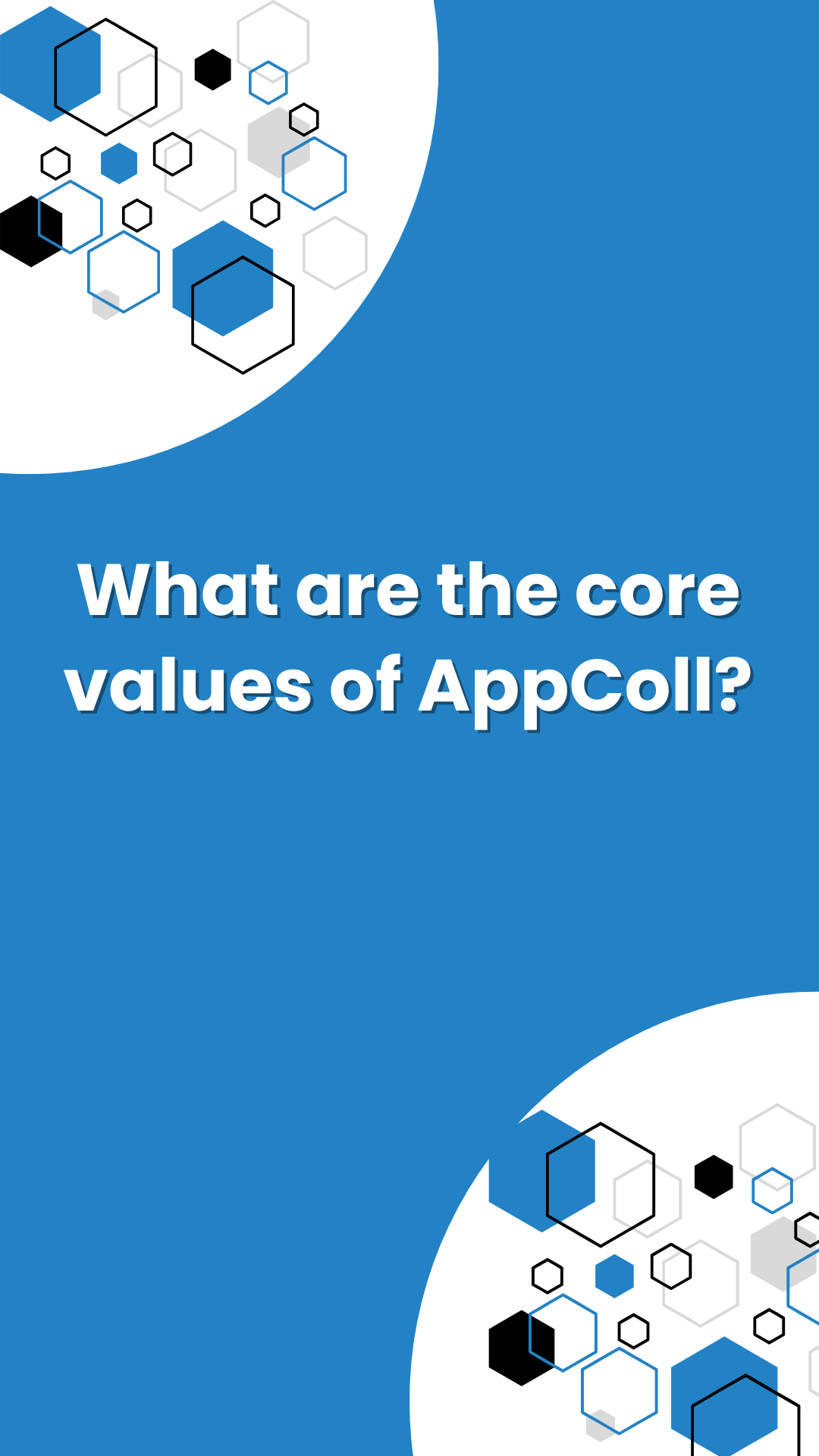 What are the core values of AppColl | AppColl